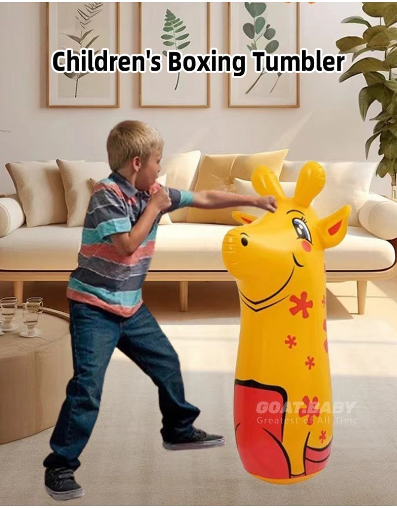 90cm Inflatable Animals Boxing Tumble Kids Indoor Sport Toys Children ...