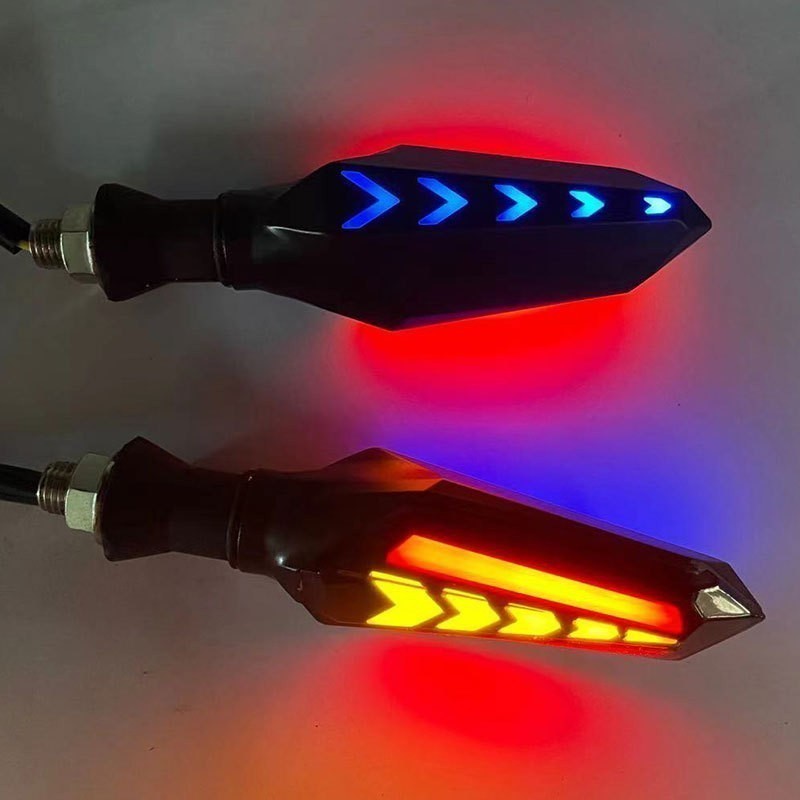 1-2Pcs Led Signal Motorcycle Lampu Led Motor LED Turn Signal Lamp ...
