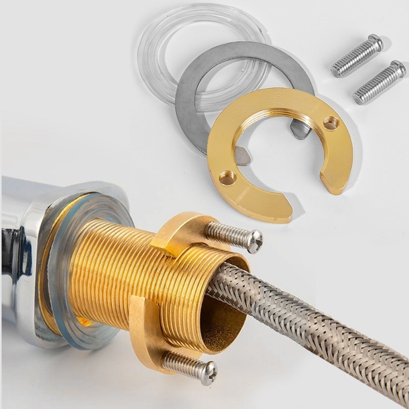 1/2 Set Faucet Anti-Loosening Nut Fasteners - C Type Tap Faucet Nut Cap ...