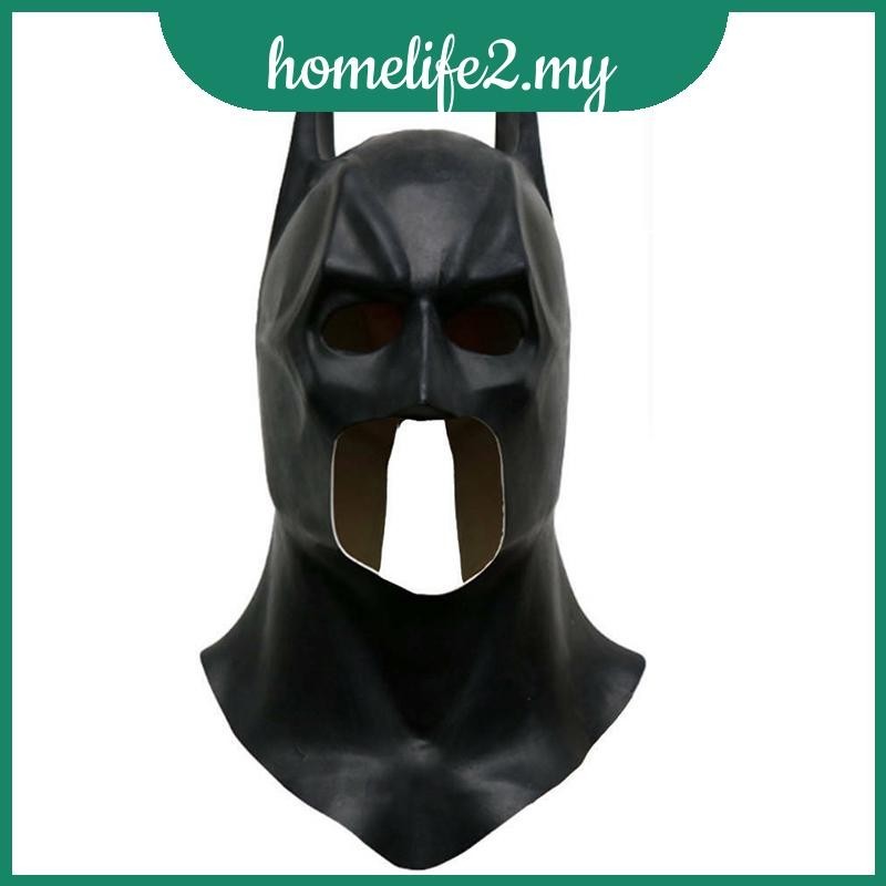 Realistic Batman Full Mask With Cowl Designed For Adults Cosplay The ...