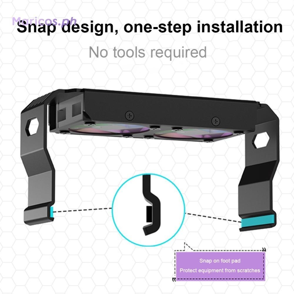 D50 RAM ARGB Sync Heatsink Cooler Memory With Dual PWM Cooling Fan For DDR4 DDR5 [Maricos.ph ...
