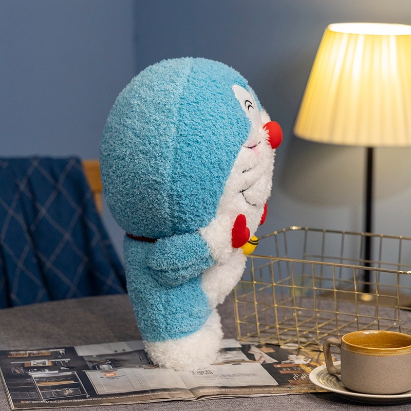 40cm Lovely Doraemon Plush Toy Cuddly Pillow Doraemon Hand Heart ...