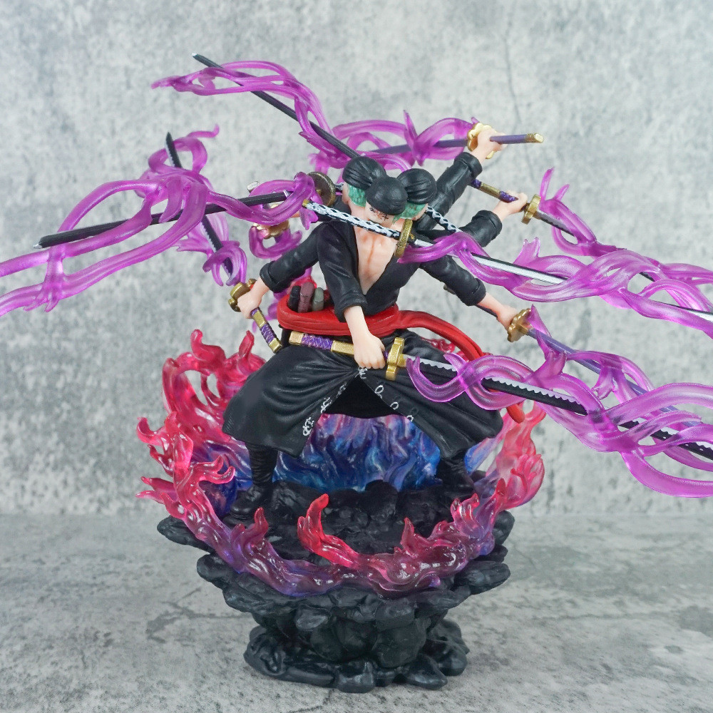 One Piece Wano Country Nine-Flow Knife Zoro Asura Three-Headed Six ...