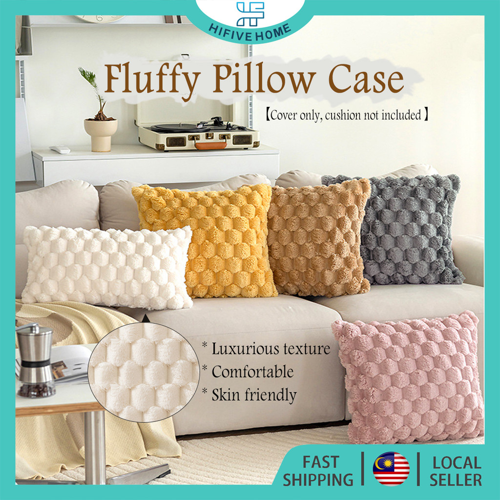 Sarung Bantal Sofa Peluk Gebu Pillow case Cushion Cover Square Throw ...