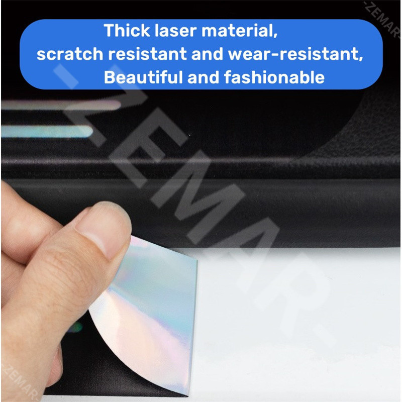 Jaecoo J7 Car Door Sill Sticker Colorful Reflective Sticker Car ...