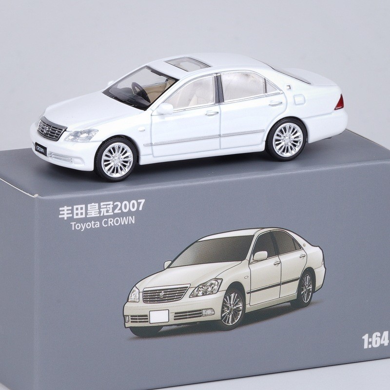 Jkm Alloy Miniature Model 1/64 Toyota Crown 12th Generation Classic Car ...