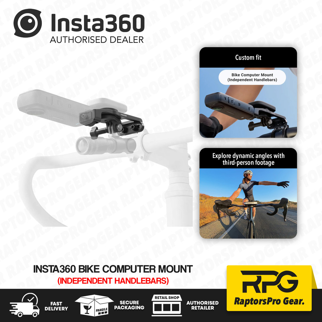 Insta360 Bike Computer Mount (Integrated/Independent Handlebars ...