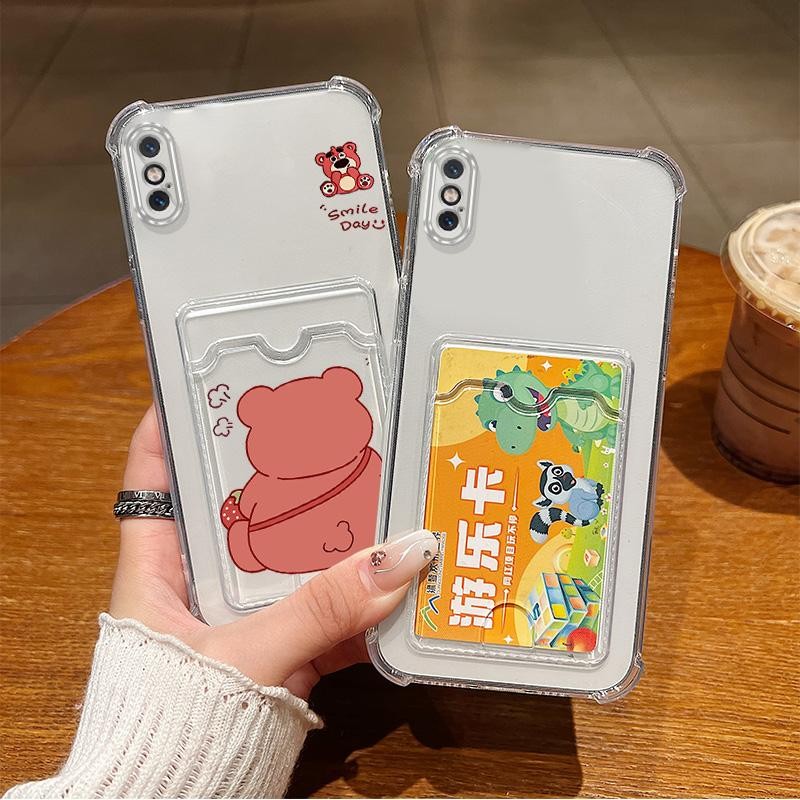 Casing For iPhone X XS Max XR Cartoon TPU Clear Transparent Basketball ...