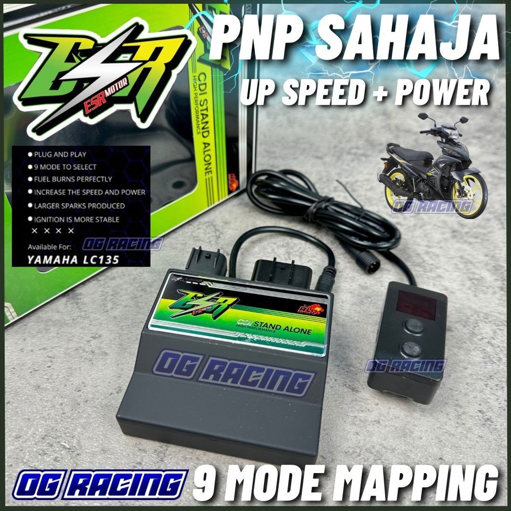 ORIGINAL YAMAHA ESR ORIGINAL CDI 9 Mode Racing/ LC135 V1-V7 EX5/ ESR CDI Racing 9 Mode LC135 ...