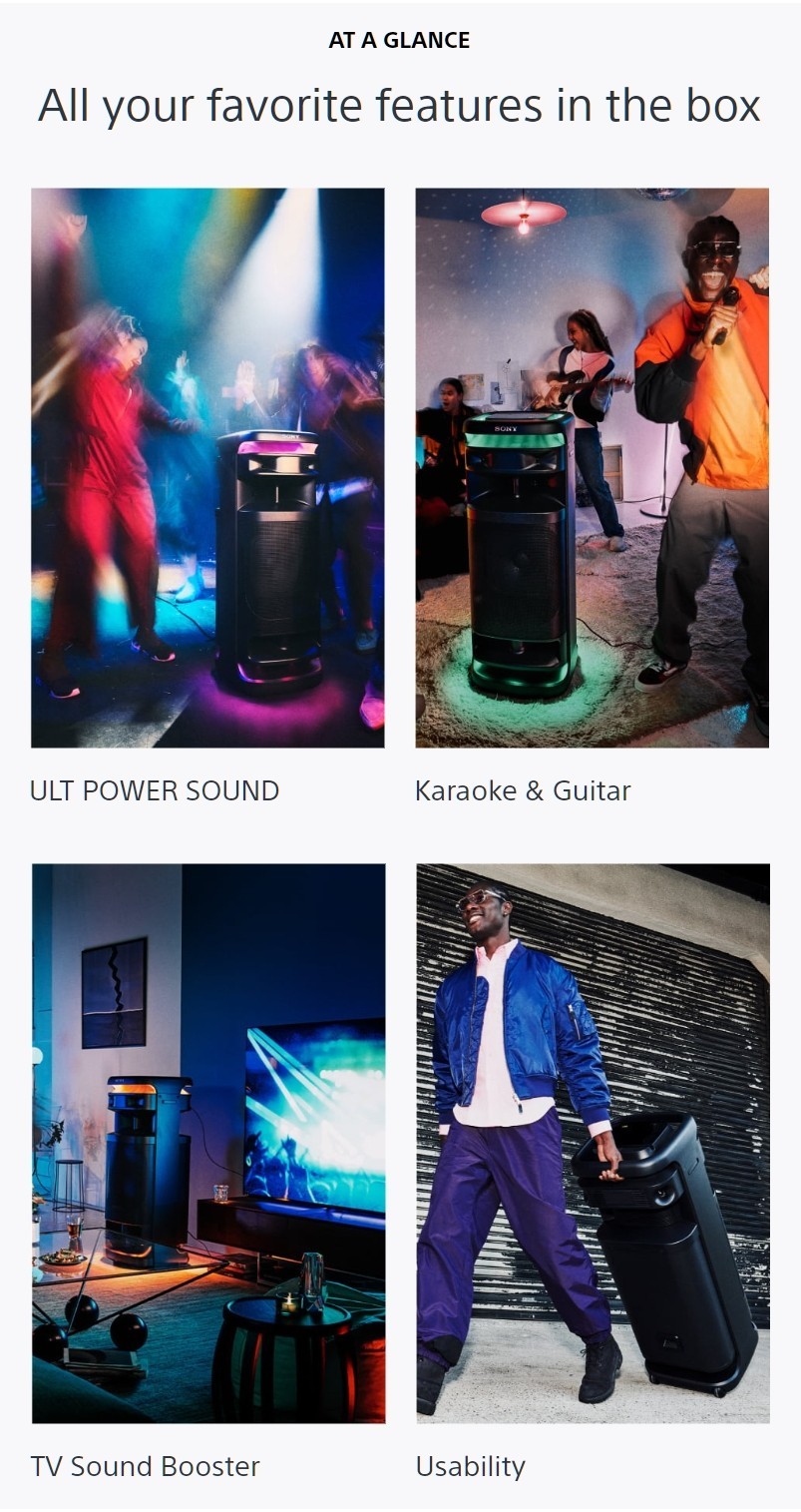 Sony ULT TOWER 10 ULT ULT1000 / ULT 1000 POWER SOUND series | ULT Tower ...