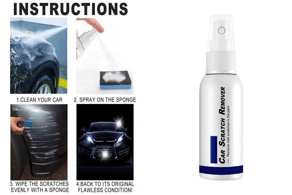 Hydrophobic Coating Scratch Prevention Spray Hydrophobic Car Scratch Repair Spray Fast Easy Eco ...