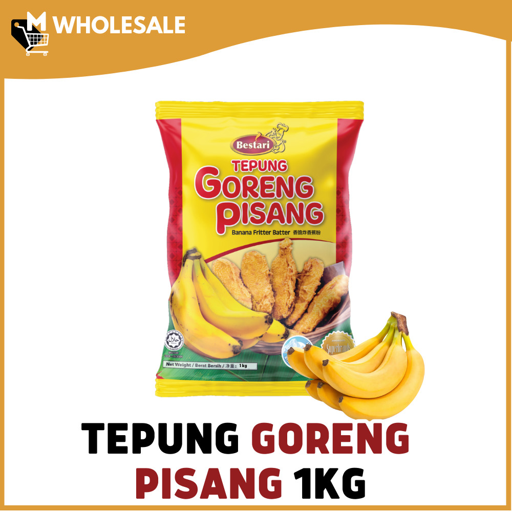 BESTARI Banana Fritter Batter/Tepung Goreng Pisang 1kg | Shopee Malaysia