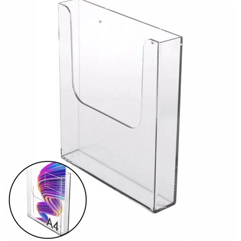 Acrylic Clear A4 A5 Document Holder Office File Organiser Wall Tool ...
