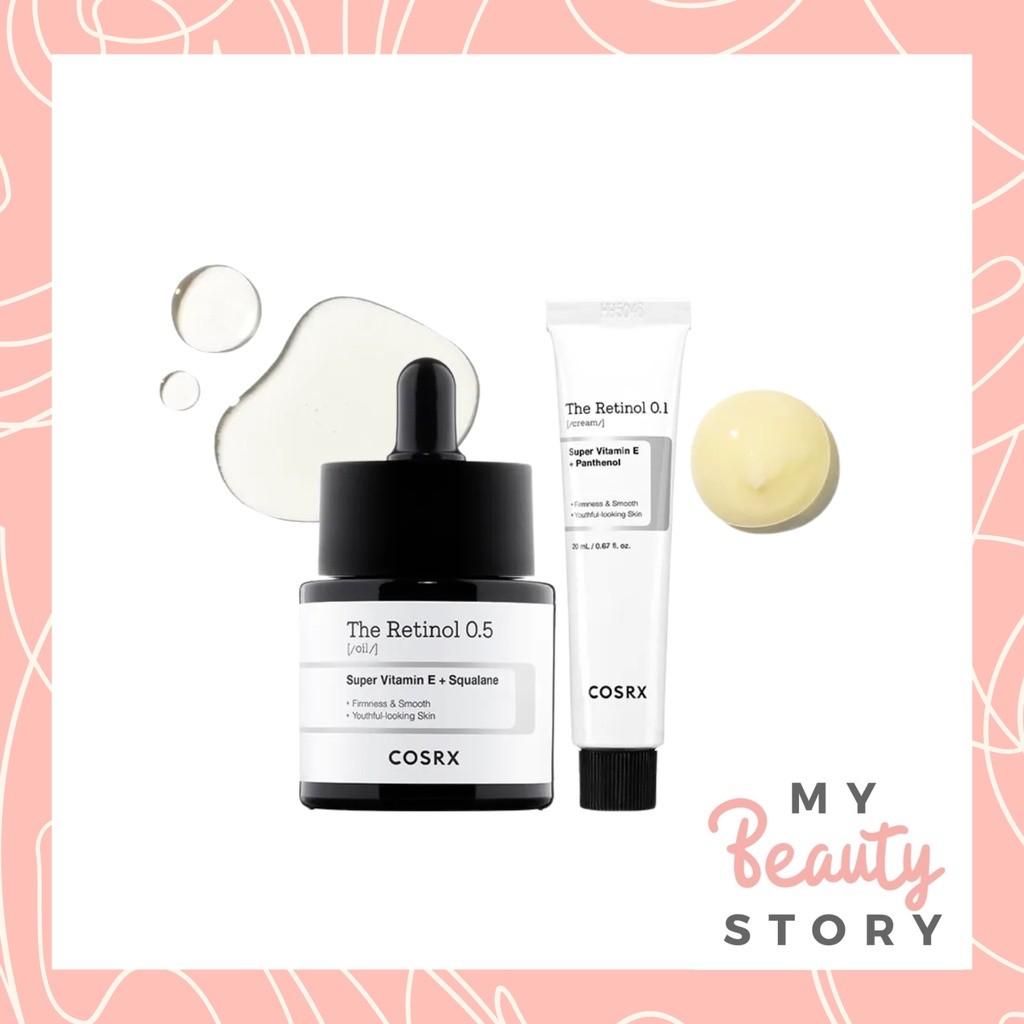 COSRX The Retinol 0.1 Cream / The Retinol 0.5 Oil 20ml | Shopee Malaysia
