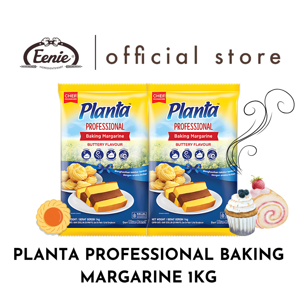 PLANTA PROFESSIONAL BAKING MARGARINE | HALAL | 1KG | Shopee Malaysia