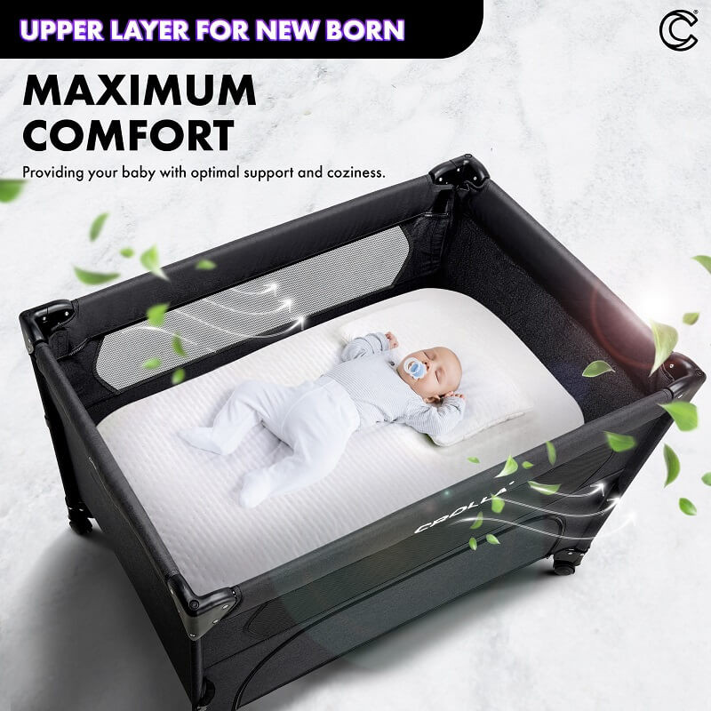 Crolla Ally Baby Travel Cot (Upgraded) with Sliding Door | Shopee Malaysia