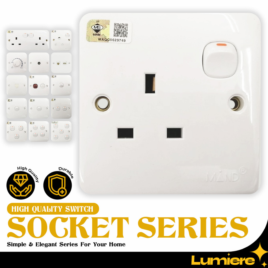 MIND Switch Socket Switches Water Heater Neon Bell Switch Telephone ...