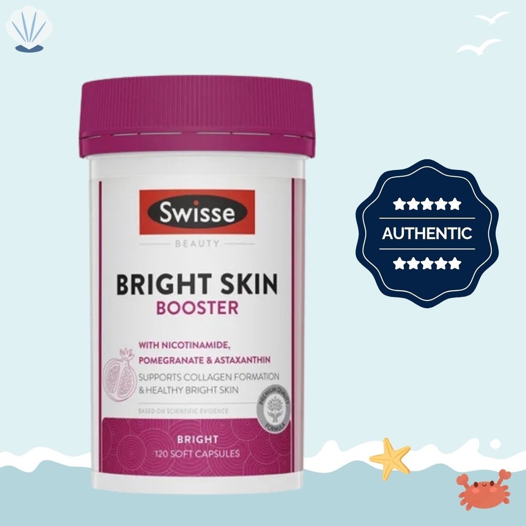 Swisse Beauty Bright Skin Booster / Bright Skin + 60 Capsules | Shopee ...