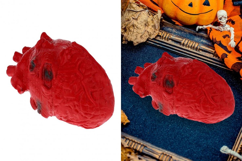 shopeestore| Fake Organ Prop Fake Heart Prop Realistic Fake Human Heart ...