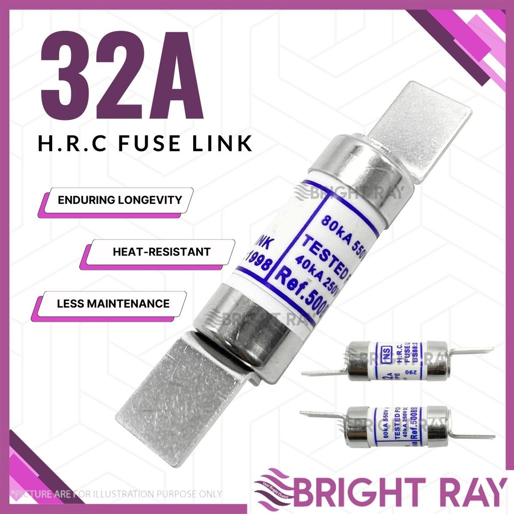 32A F06 HRC Fuse Link Ceramic Fius Fuse Cut Out Fuse Fuse Box MCB Relay ...