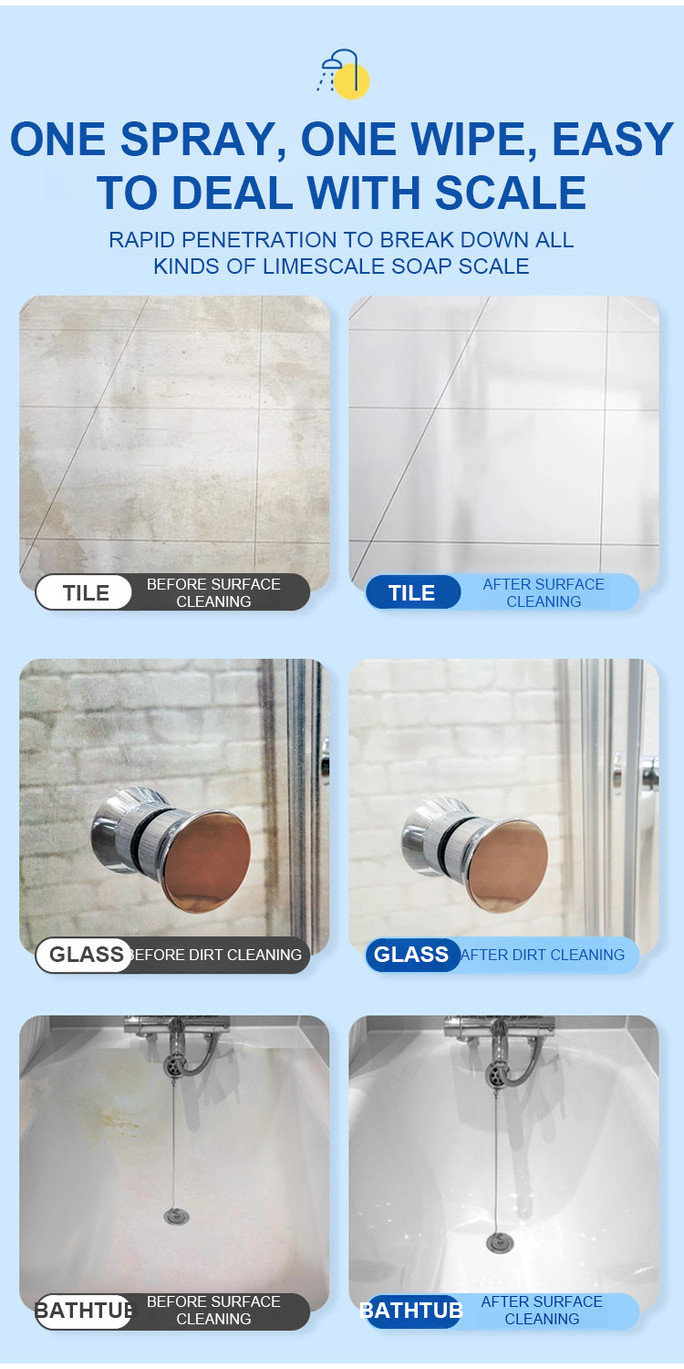 [99.9% Sterilization] Bathroom Cleaning Spray/Foam Mousse Antibacterial ...