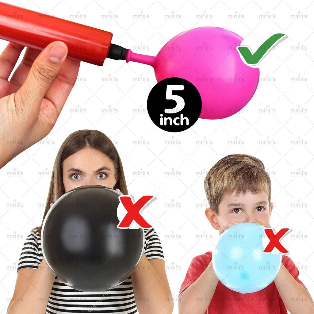 MINIIS PARTY Balloon Pump Balloon Hand Pump Balloon Small Hand Pump ...