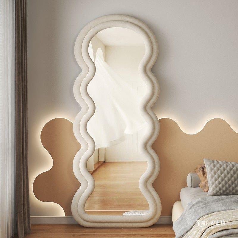 DEKO Wave Dressing Mirror Standing Mirror Floor Mirror Full Body Mirror ...