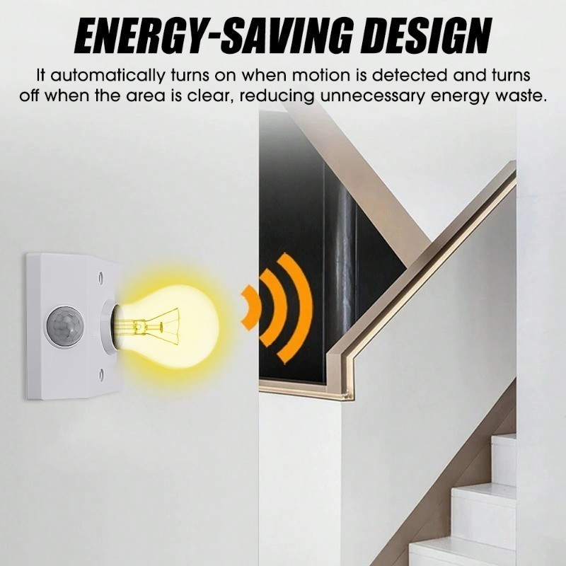 LED Bulb Light Universal Base - Automatic Infrared PIR Sensor Bulb ...