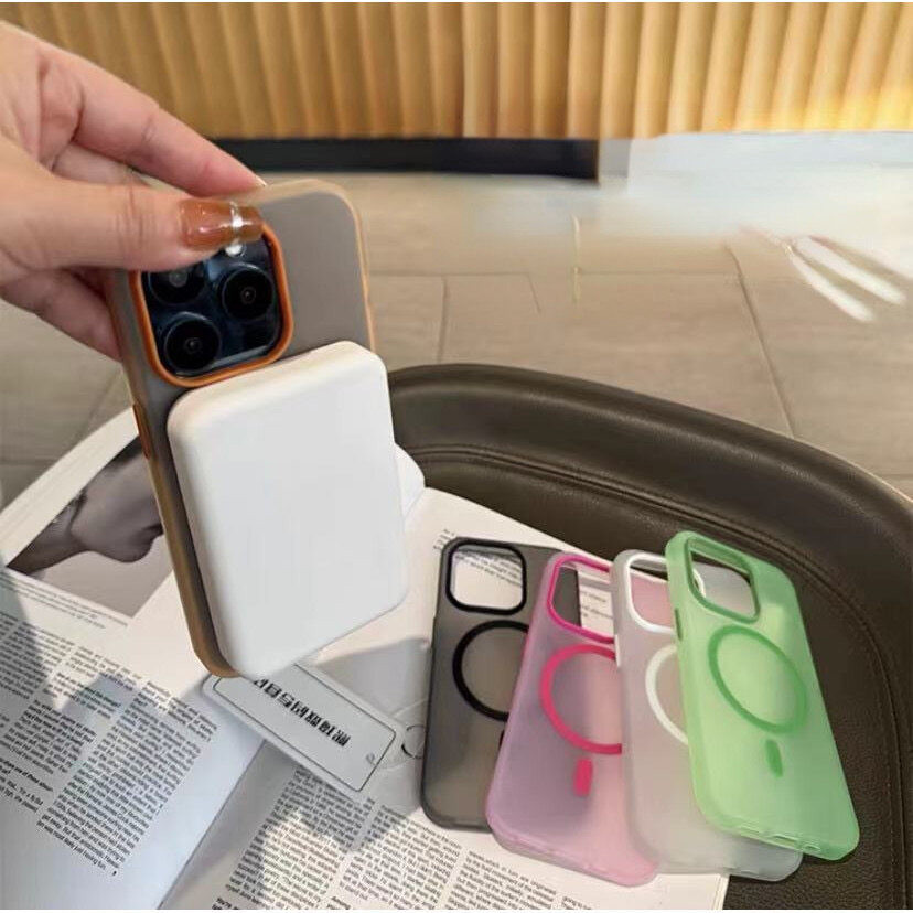 Sarung Matte Anti-Cap Jari Jelly Frosted untuk iPhone 17 16 15 14 13 12 ...