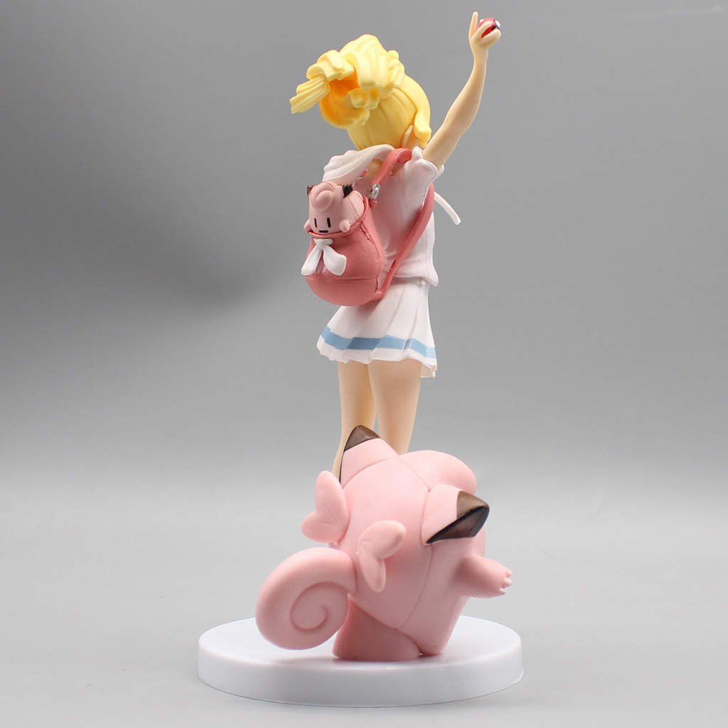19cm Pokemon Lillie Clefairy Game Beautiful Girl Figure | Shopee Malaysia