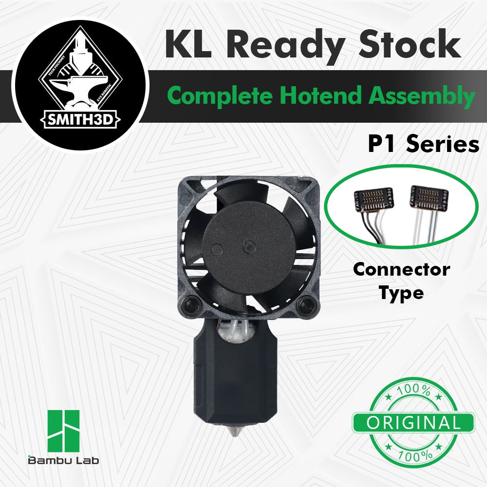 Bambu Lab P1 Complete Hotend Assembly - P1 Series | Shopee Malaysia