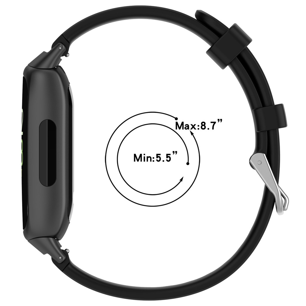 Silicone Wristband Strap with case For Xiaomi Smart Band 9 Active / 8 ...