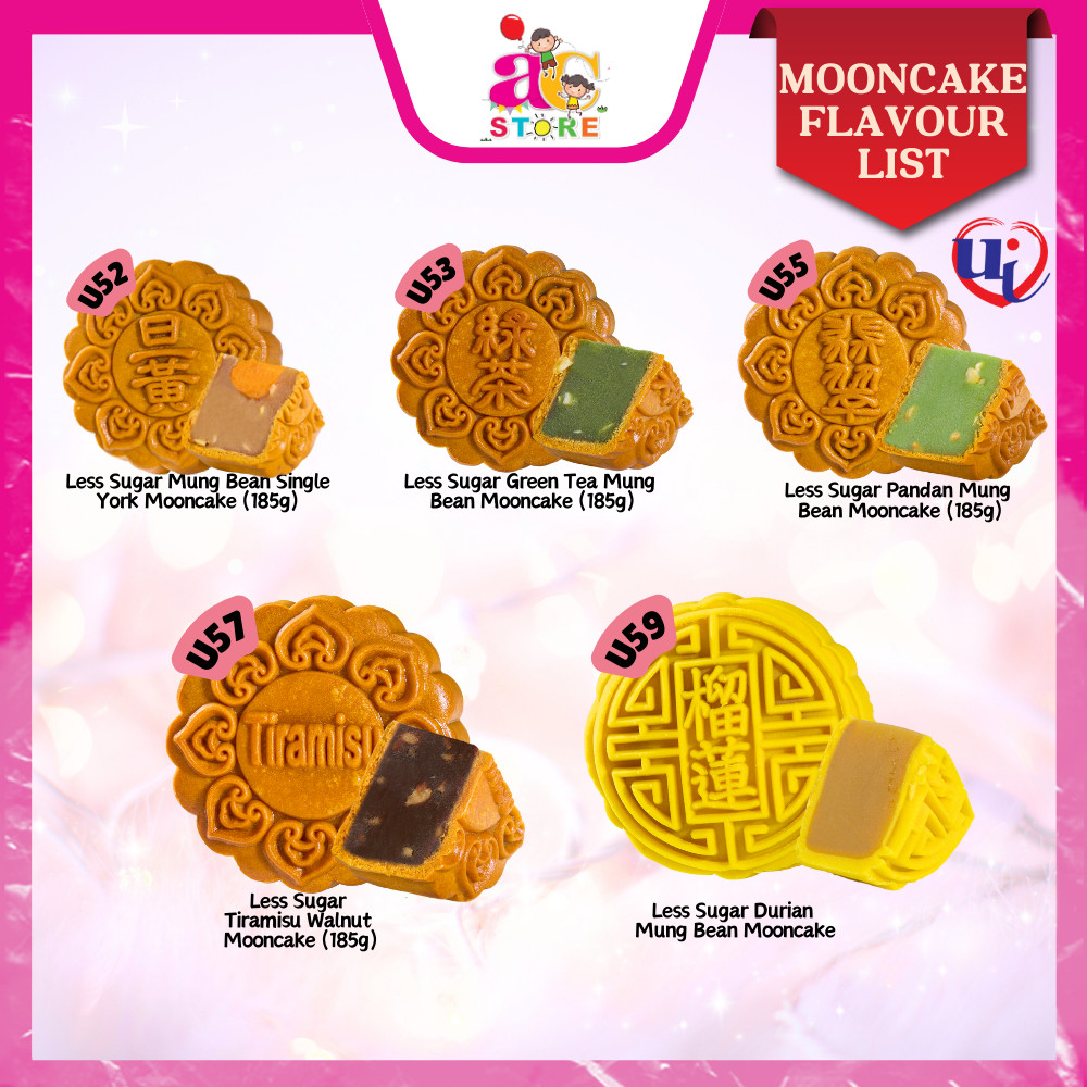 (HALAL) Yu Ai Kuih Bulan Traditional Mooncake Mix Flavors A La Carte ...