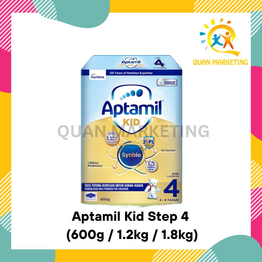 Aptamil Kid Step 4 (600g / 1.2kg / 1.8kg) - Growing Up Formula/Ready Stock | Shopee Malaysia