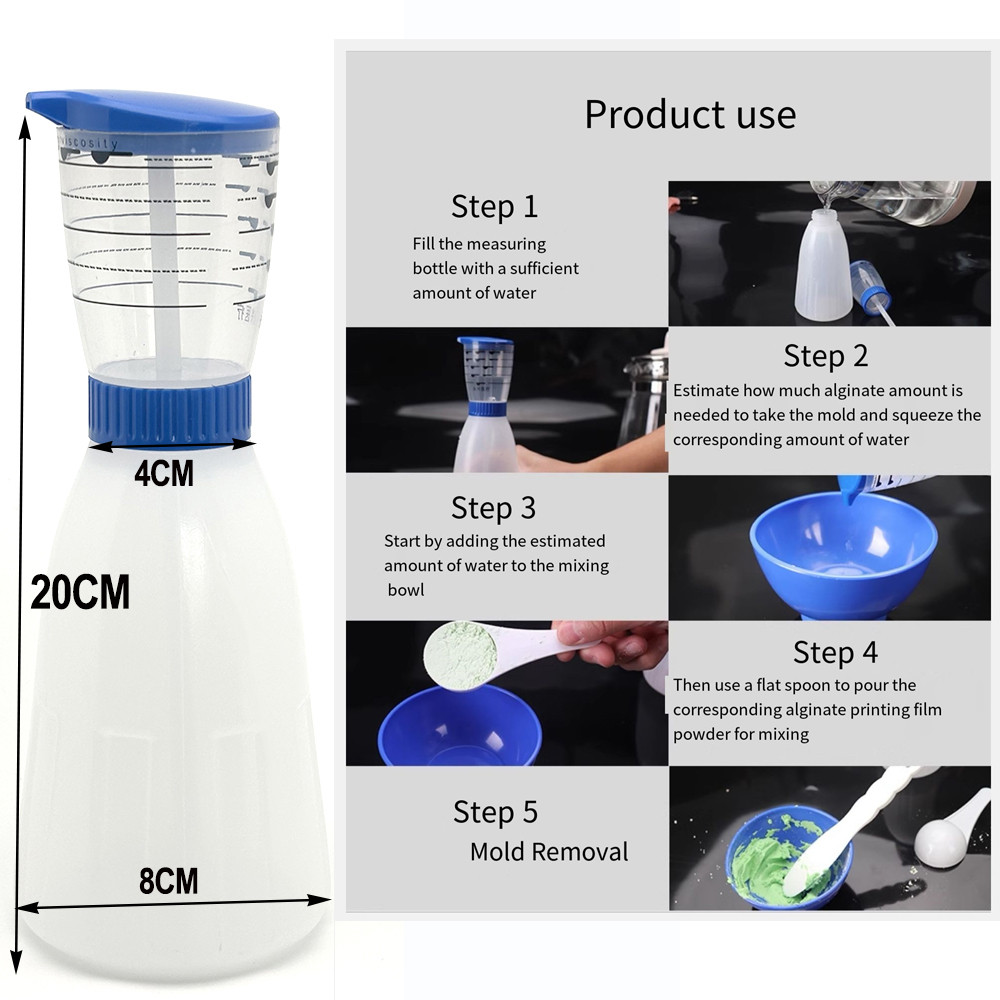 Dentistry Tool Dental Alginate Impression Material Measuring Bottle ...