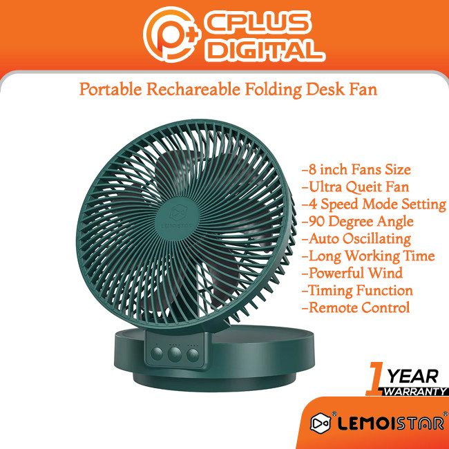 LEMOISTAR FF1 Cooling Air Dual-Use Kitchen Desktop Rechargeable Small ...