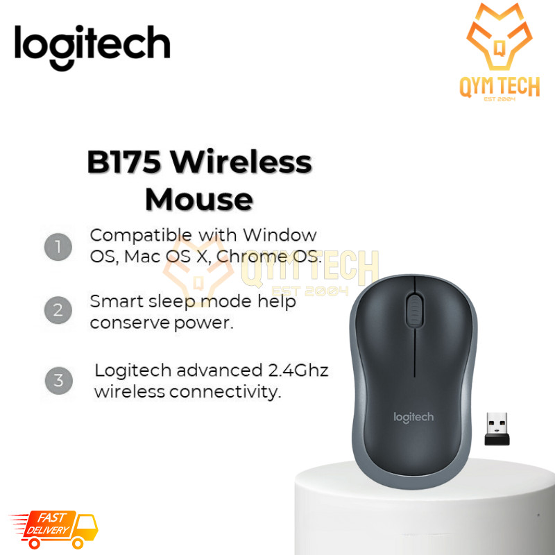 LOGITECH B175 WIRELESS USB OPTICAL MOUSE | Shopee Malaysia