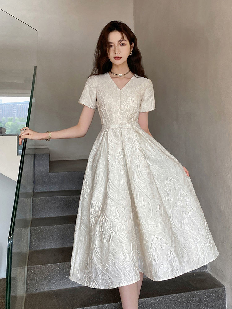 Ready Stock Fast Shipping High-End French Light Luxury Evening Dress ...