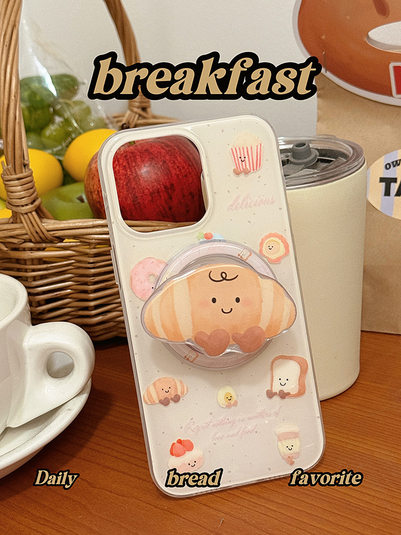 High Quality Lovely Jellycat Croissant Bread Magnetic Holder Wireless ...