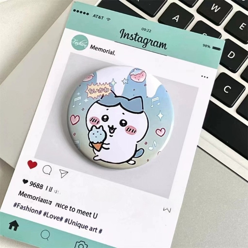 Chiikawa Badge Anime Figure Hachiware Usagi Cute Badge Brooch Kids Toys ...