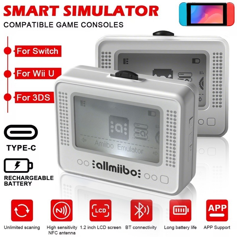 Portable Amiibo Emulator for Switch Gamers | Allmiibo Wireless NFC ...