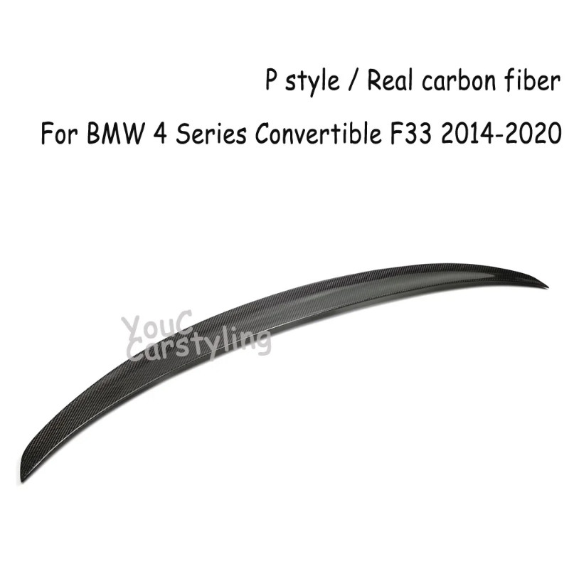 F33 M-performance Style Carbon Fiber Rear Spoiler Wing For BMW 4 Series ...