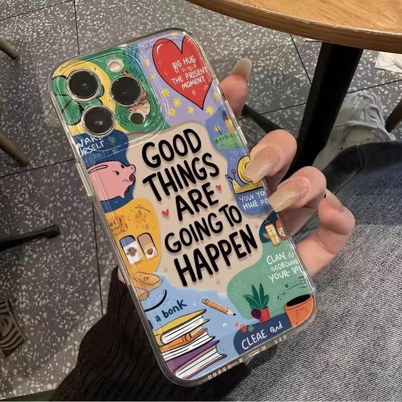 Cartoon Cute Case for iPhone 11 17 16 15 14 Pro Max 12 13 Mini XS XR 7 ...