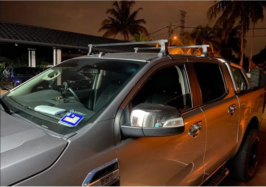 FORD RANGER Car Roof Rack Roof Top Cargo Carrier Rack Luggage Rail Bar ...