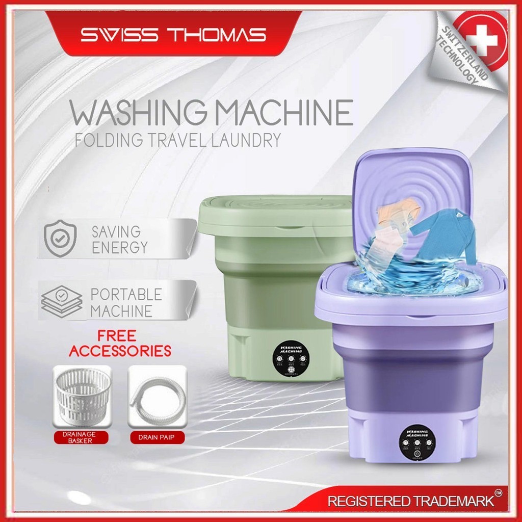 REDBUZZ Baby Mini Washing Machine Portable Folding Travel Laundry ...