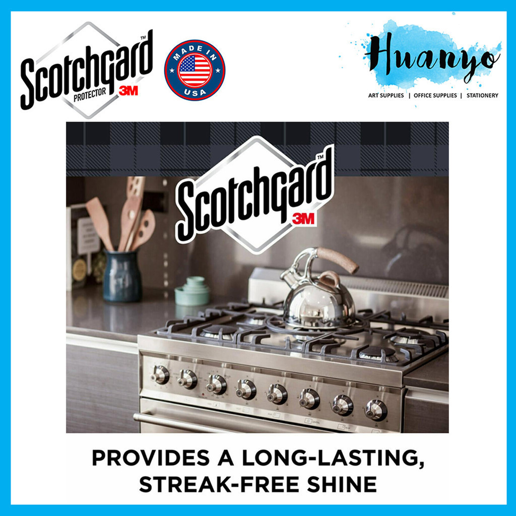 3M ScotchGard Spray Stainless Steel Cleaner (Per Bottle) | Shopee Malaysia