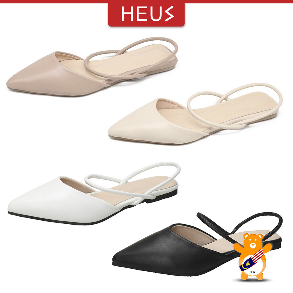 HEUS Nezu Flat Heels (Ready Stock) | Shopee Malaysia