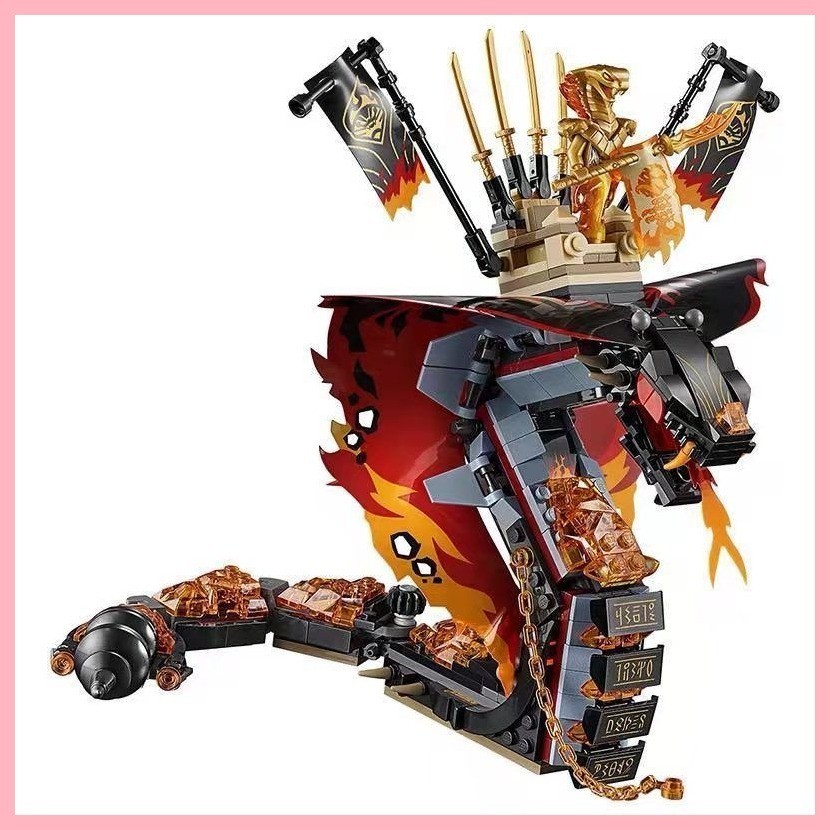 Toy Phantom Ninja Flame Veyron Super Snake Minifigure Assembled ...