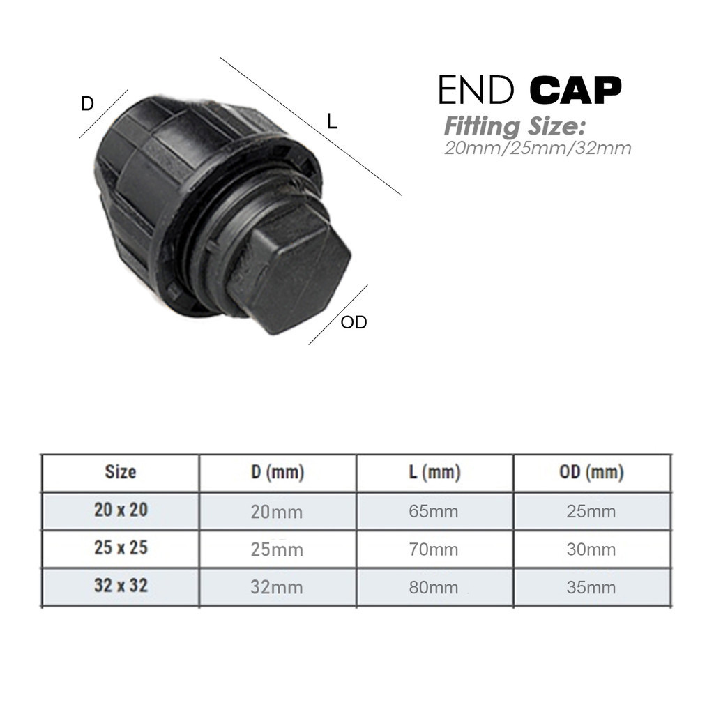 Poly Fitting Poly Pipe Connector HDPE Poly Pipe Fitting Sambungan Paip ...