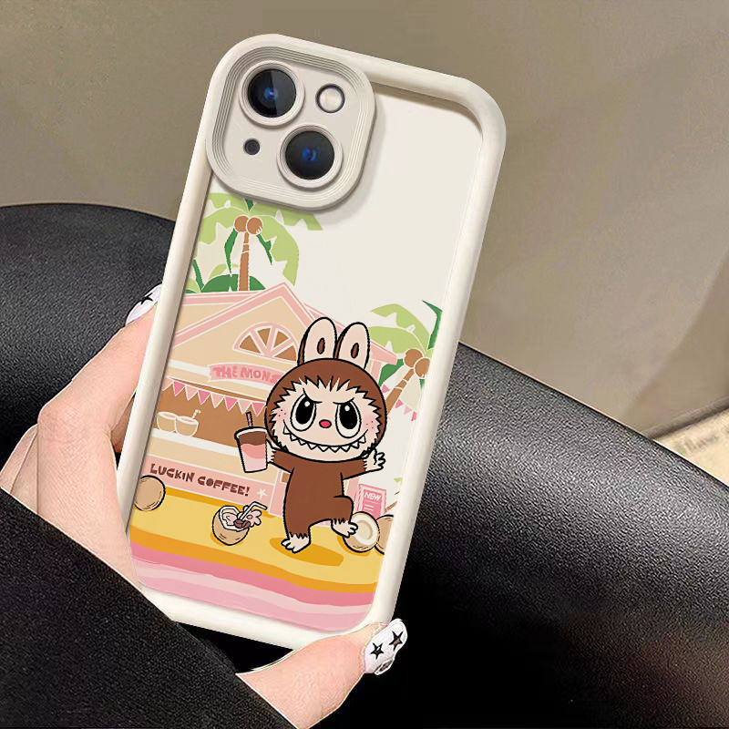 Cartoon Coffee labubu Casing For Xiaomi 14 13 12 13T Pro 12T 14 Ultra ...